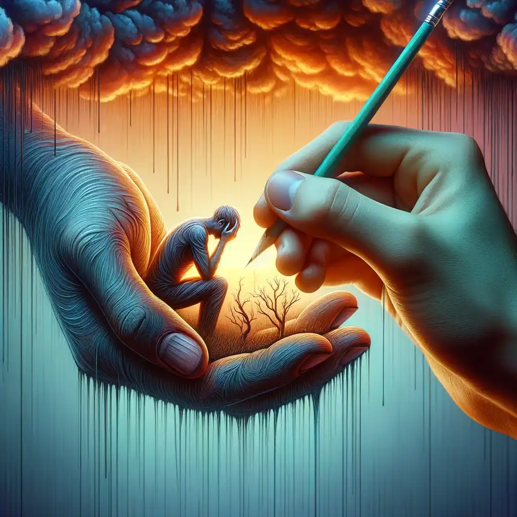 Art Therapy Painting for Grief Relief