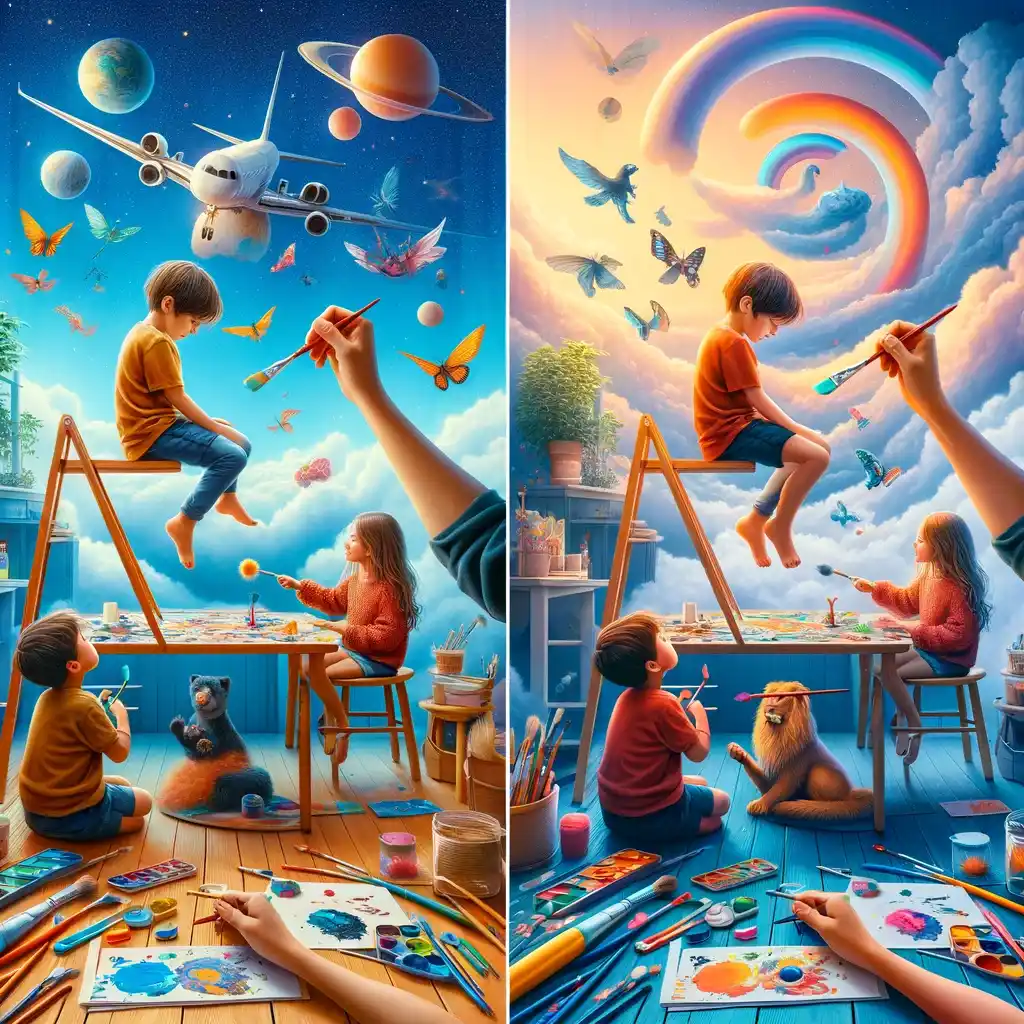 Vertical Art Therapy For Kids | Art Therapy Activities for Kids